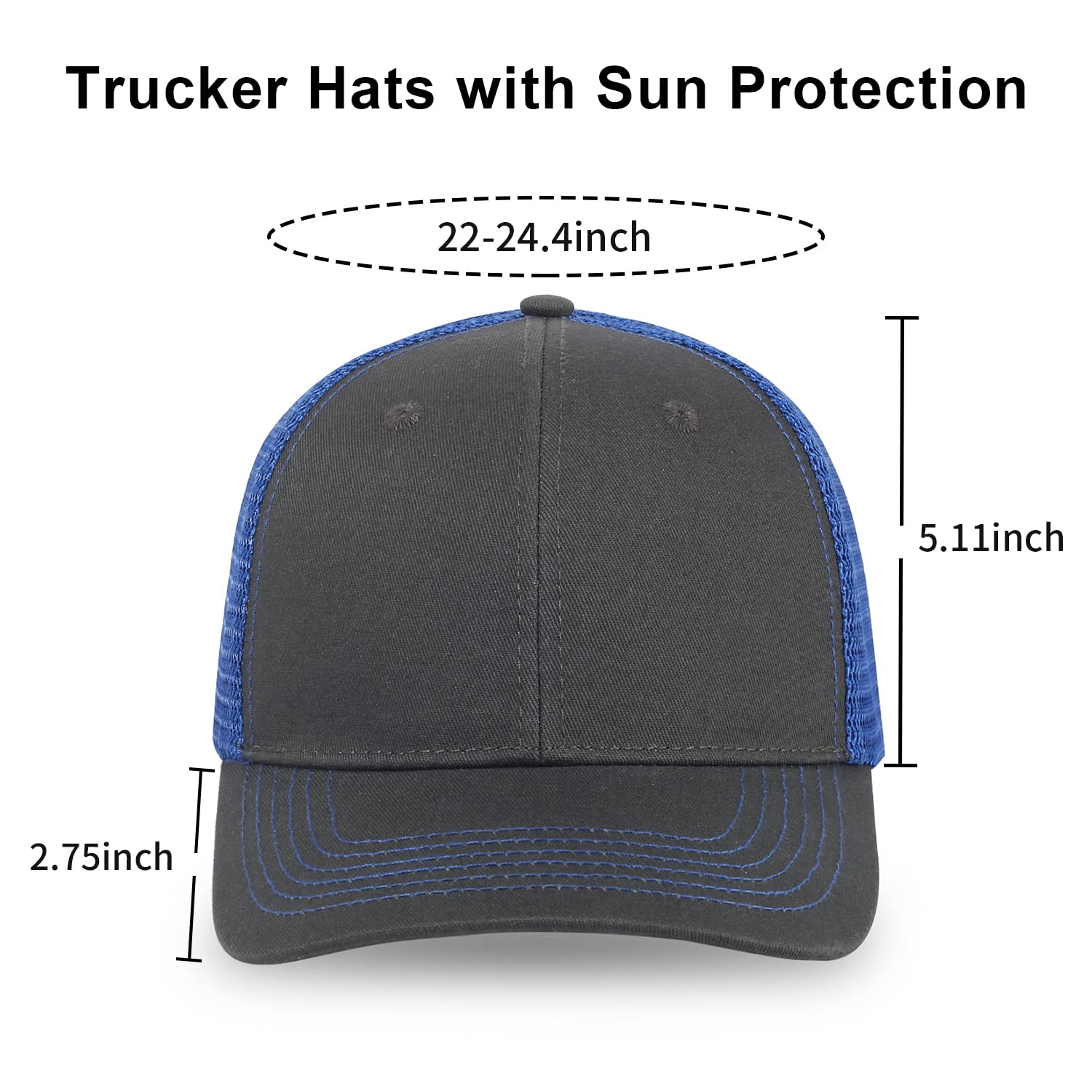Crazy Era kozinu Unisex Trucker Hats Blank Mesh Snapback Hats Sport Plain Baseball Caps Adjustable Fitted Hat