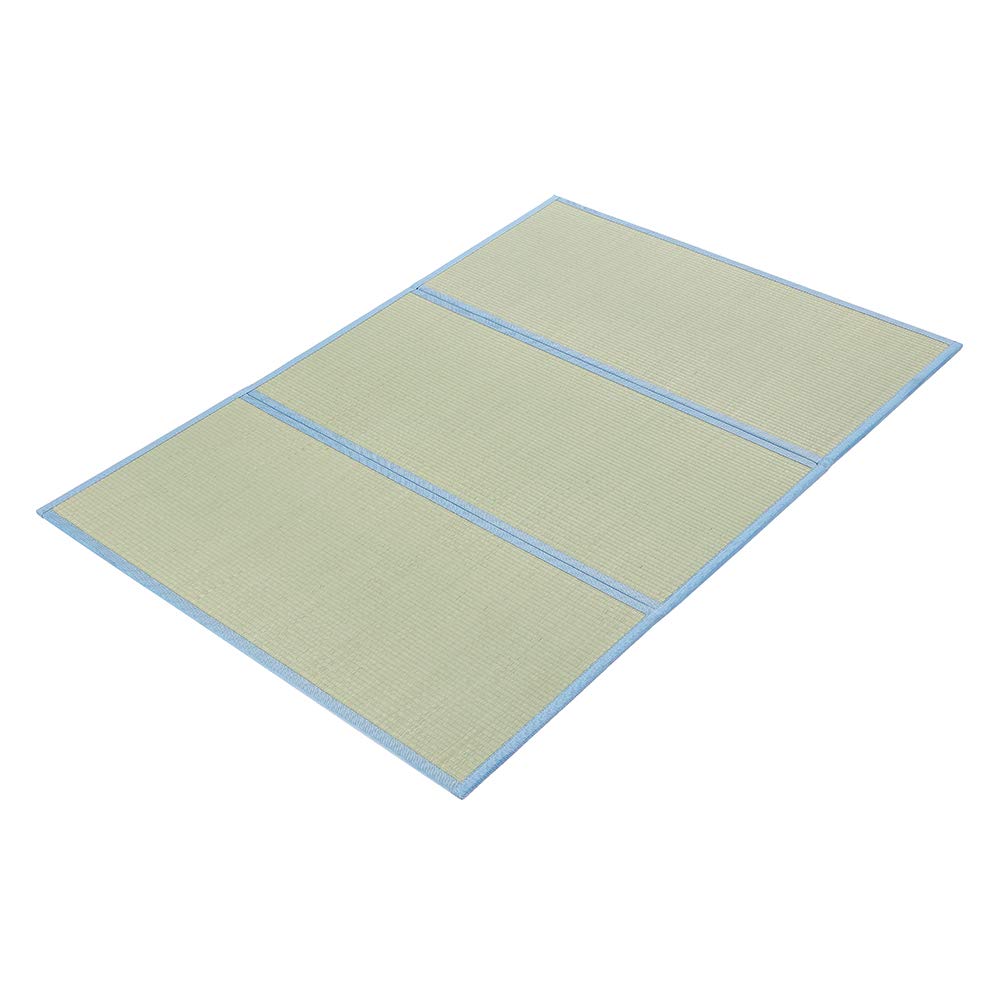 MustMat Tatami Mat Japanese Foldable Mattress Full Size Japanese Floor Bed Mattress Rush Grass (Full)