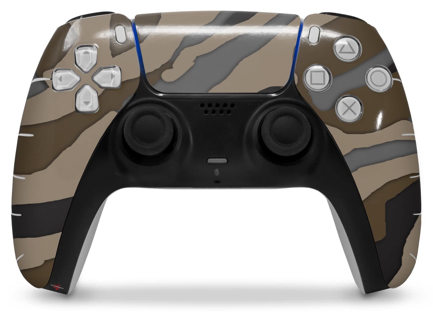 WraptorSkinz Skin Wrap compatible with Sony PS5 DualSense Controller Camouflage Brown (CONTROLLER NOT INCLUDED)