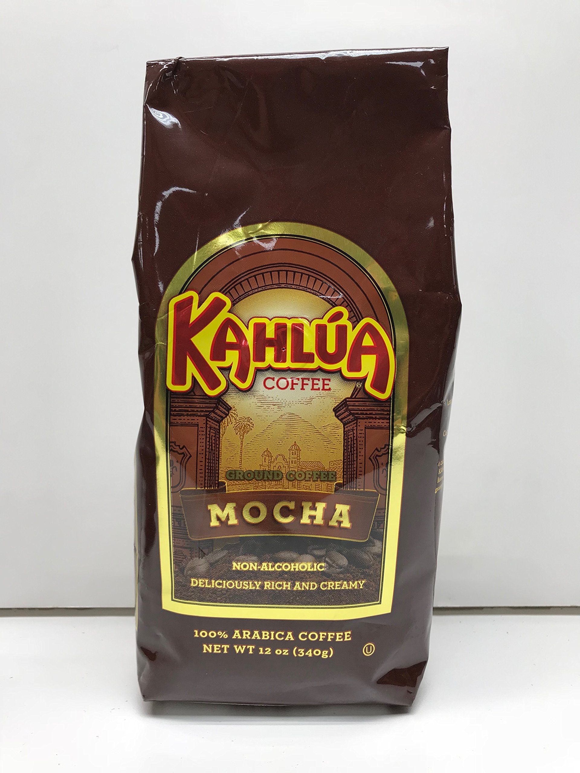 Coffee Kahlua Mocha Gourmet Ground Coffee, 12-Ounce Bags (Pack of 2)