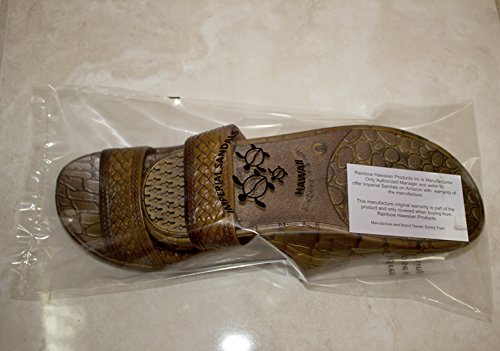 IMPERIAL SANDALS HAWAII Double Strap Jesus Style Hawaii Sandals Size 7 Women /5 men, Unisex Sandal for Women Men and Teens