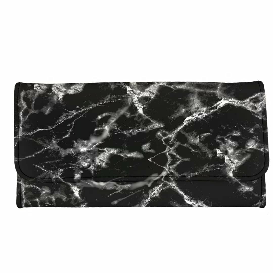 Youngerbaby Hurricane Sunflower Print Wallets Trifold Leather Purses for Ladies Women Gifts