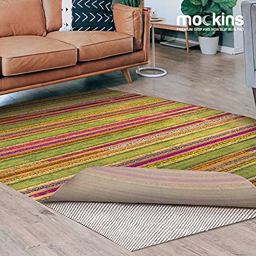 Nevlers Non Skid Rug Pad 6x9 ft | Extra Thick Rug Gripper | Premium Non Slip Rug Pads | White Runner Rug Pad |Reversible Area Rug Pad Gripper | Anti Slip Rug Pad |Customizable Rug Mats for Under Rugs
