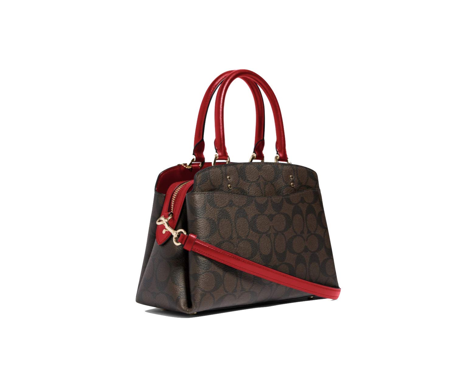 Coach Mini Lillie Carryall In Signature Canvas