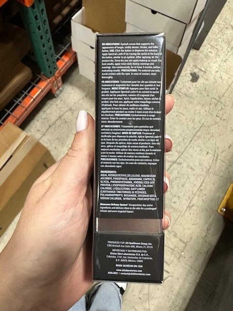 DS Laboratories Spectral.LASH Eyelash Growth Serum - Lash Serum for Eyelash Growth and Thickness, Eye Lash Growth Serum, Eyelash Conditioner, Eyelash Serum to Grow Lashes, Safe for Eyelash Extensions