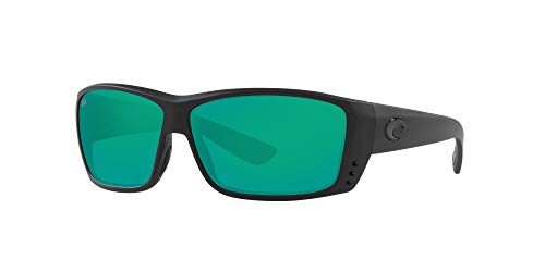 Costa Man Sunglasses Tiger Shark Ocearch Frame, Blue Mirror Lenses, 61MM