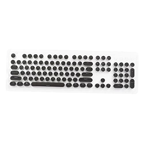 Funtasica Round Double PBT Gaming Keyboard Retro,