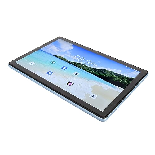 DAUERHAFT 10.1 Inch Tablet, 8GB RAM 256GB ROM 5GWIFI 2 in 1 Tablet PC 4G Network Blue for Work for Entertainment (US Plug)