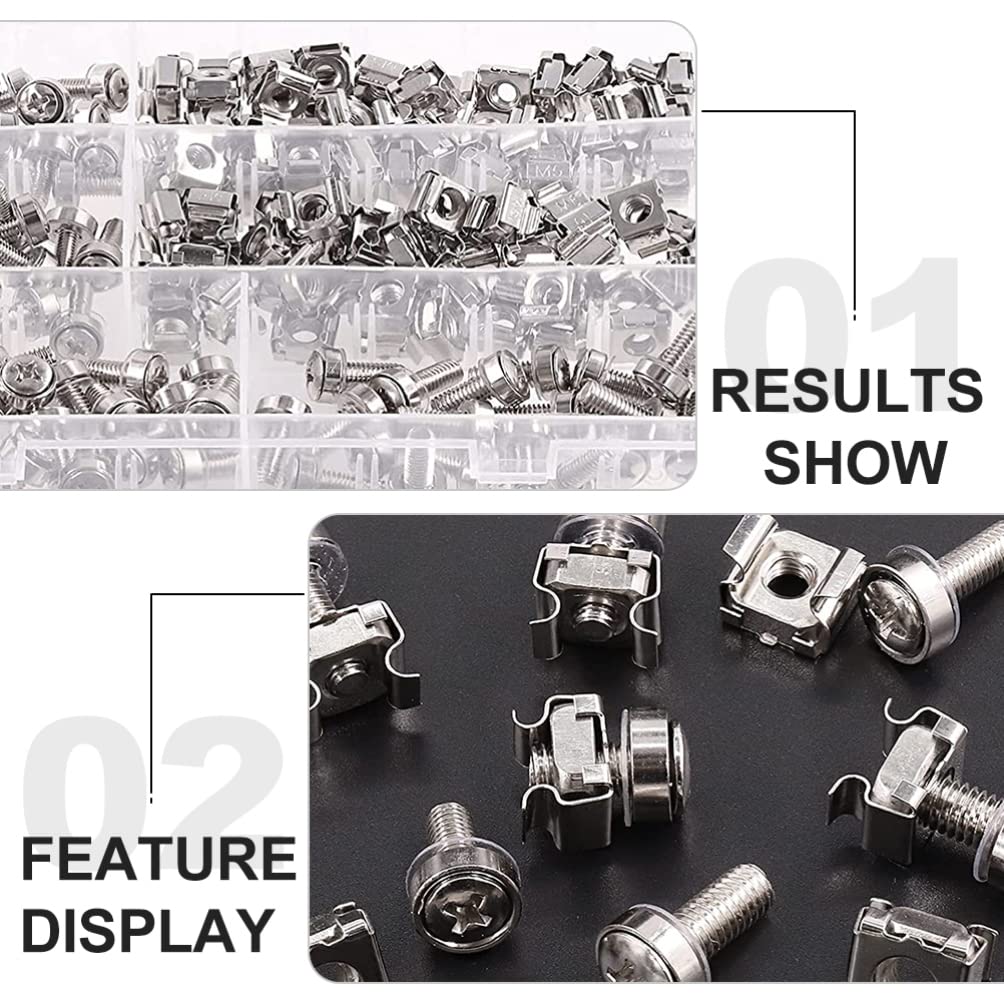 SOLUSTRE 1 Set Screw Set Nuts Screws Stud Carbon Steel Rack