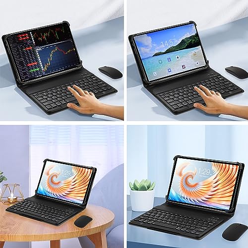 DAUZ Business Tablet, 8GB 256GB Memory Aluminium Alloy Office Tablet for Family (US Plug)