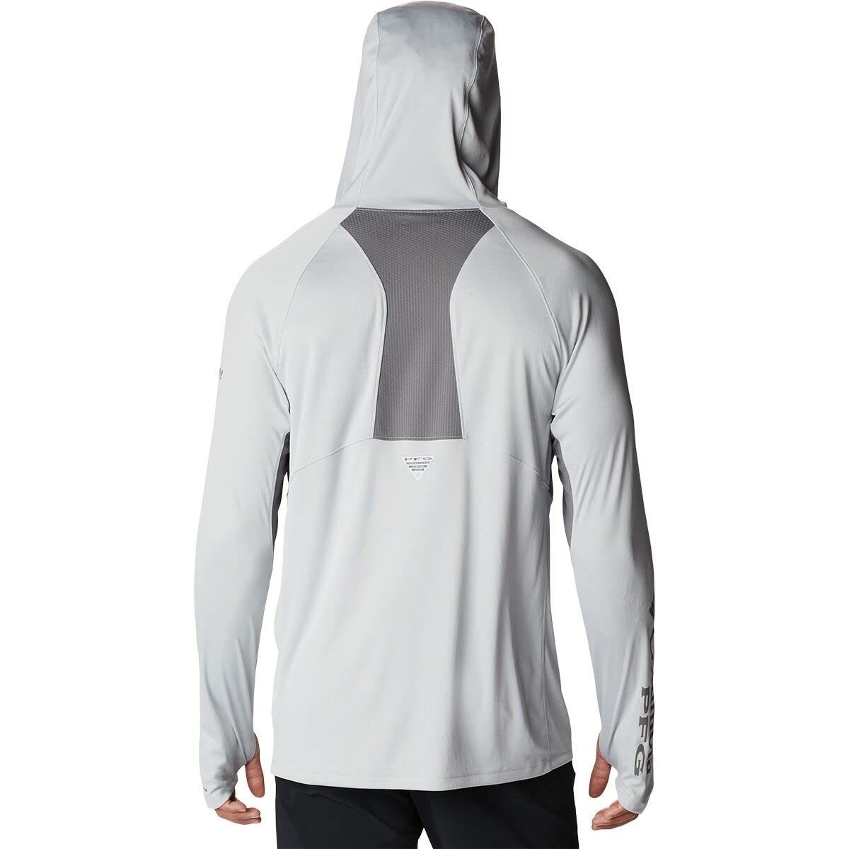 Columbia Men's Terminal Tackle Vent Hoodie, Cool Grey/City Grey, X-Large