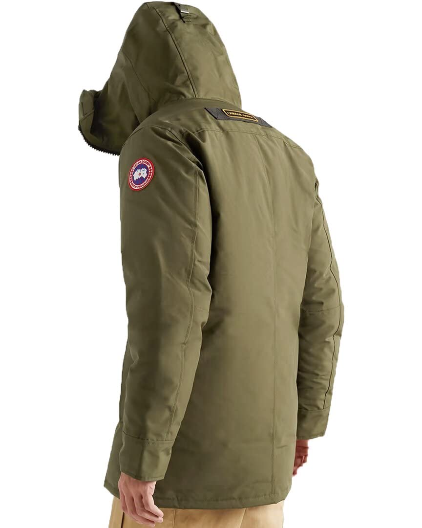 Canada Goose Men's Chateau Parka Without Fur, Military Green, S