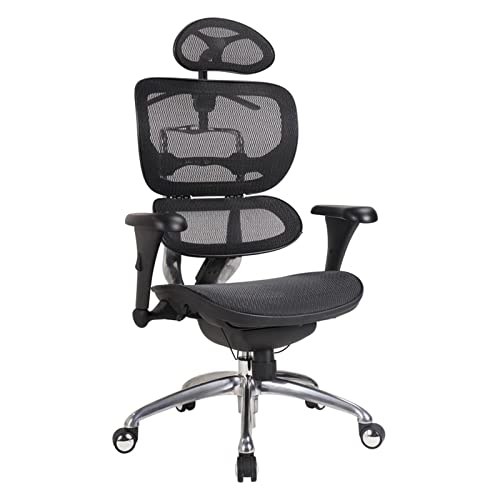 ZLBYB Ergonomic Waist Computer Chair Home Game Lift Study Office Chair Comfortable Sedentary Boss Intelligent Lumbar Support