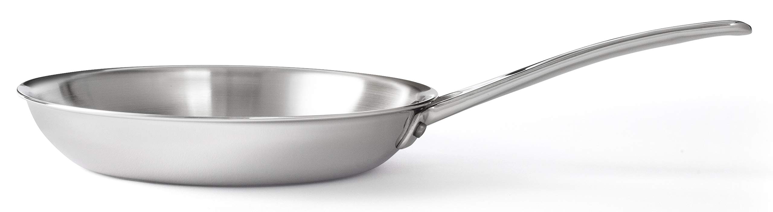 Ozeri 12" Professional Series Stainless Steel Frying Pan, 100% PTFE-Free Restaurant Edition, Made in Portugal