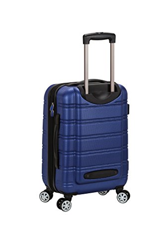 Rockland Melbourne Hardside Expandable Spinner Wheel Luggage, Blue, Carry-On 20-Inch