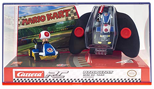 Carrera RC Nintendo Mario Kart 2.4 GHz Mini Collectible Radio Remote Control Toy Car Vehicle - Toad