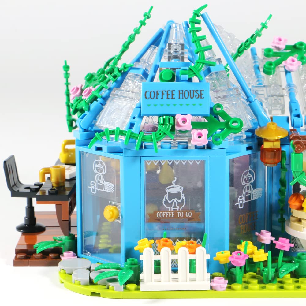 EDGKODK Flowers House Building Toys for Girls Aged 8-12, 637 Pieces