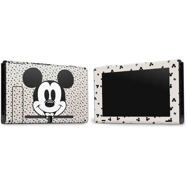Skinit Decal Gaming Skin Compatible with Nintendo Switch Bundle - Officially Licensed Disney Mickey Mouse Classic Design