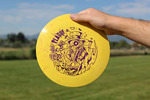 Doomsday Plague Distance Driver in Fallout Plastic | Catastrophic Disc Golf Line (Yellow)