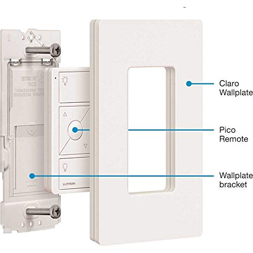 Lutron PICO-WBX-ADAPT Remote Control Wallplate Bracket for Pico Dimmer Switches