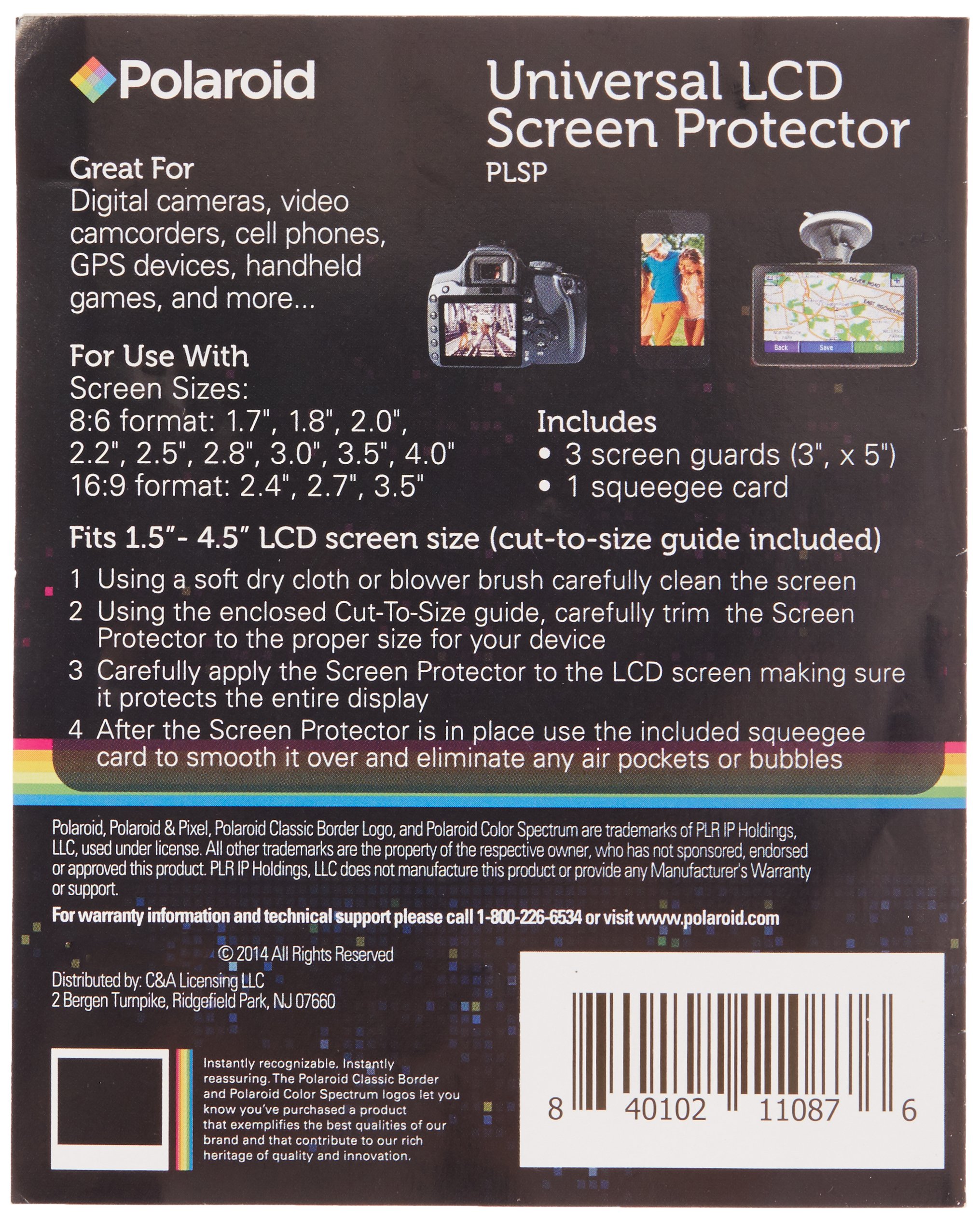 Polaroid Universal LCD Screen Protector - The Easy Way To Protect Your Display