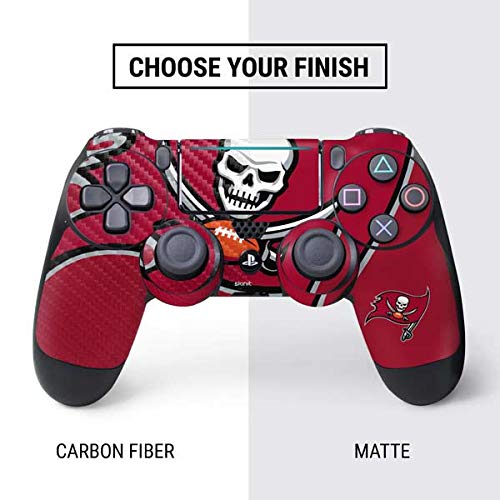 Skinit Decal Gaming Skin Compatible with PS4 Slim Bundle - Officially Licensed NFL Tampa Bay Buccaneers Large Logo Design
