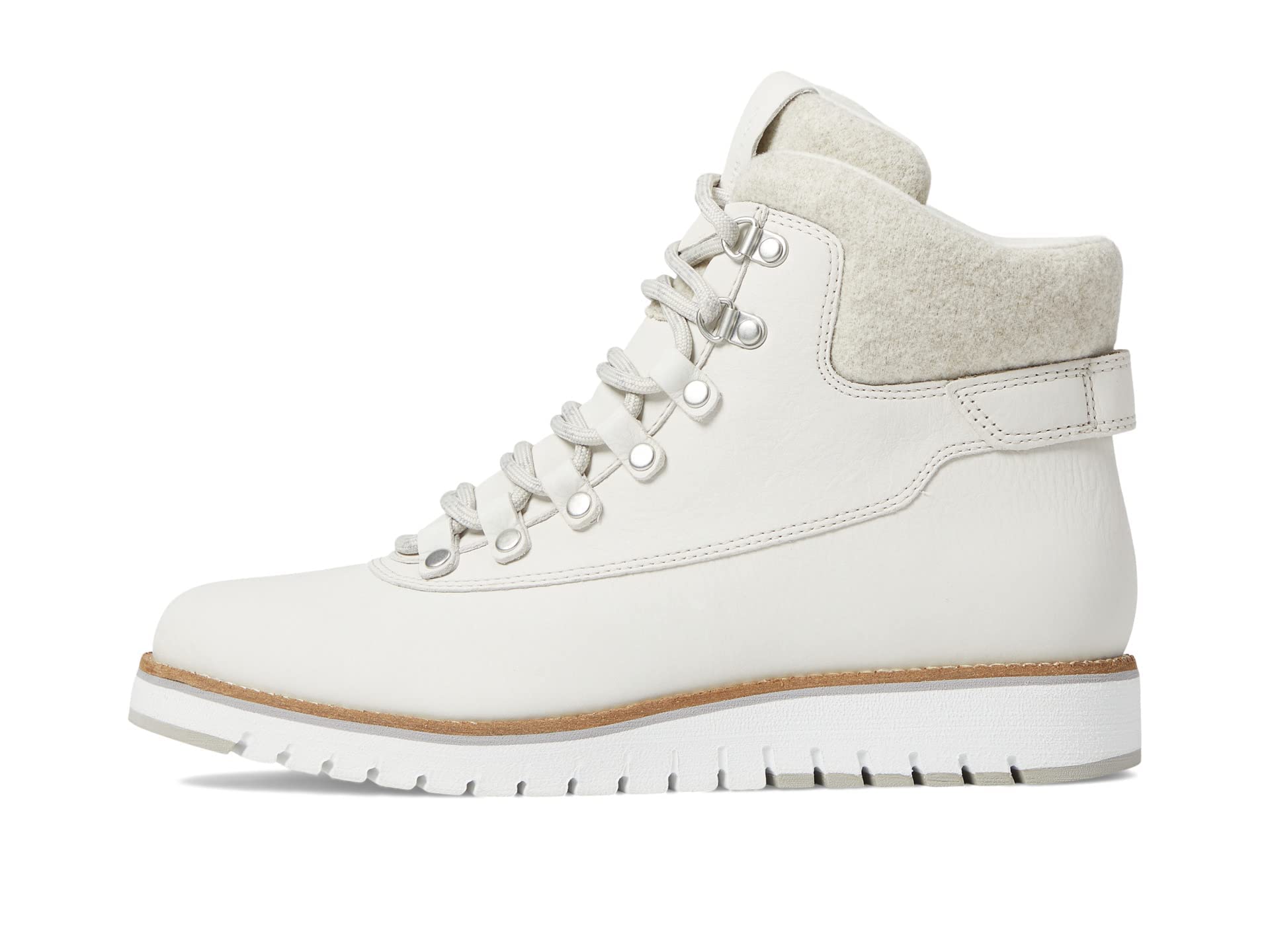 Cole Haan Zerogrand Explorer Gateway Hiker Waterproof Silver Birch/White 8.5 B (M)