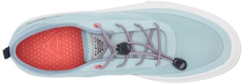 Columbia Women's Bonehead PFG Boat Shoe, Mountain Mist/Collegiate Navy, 8.5
