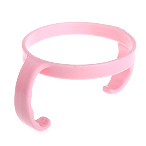 ROMIRUS Bottle Handles Grips Compatible for Comotomo Feeding Baby Bottles (Set of 4, 2 Pink + 2 Green)