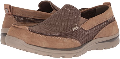 Skechers Men's Superior Milford Loafer, Light Brown, 12 M US