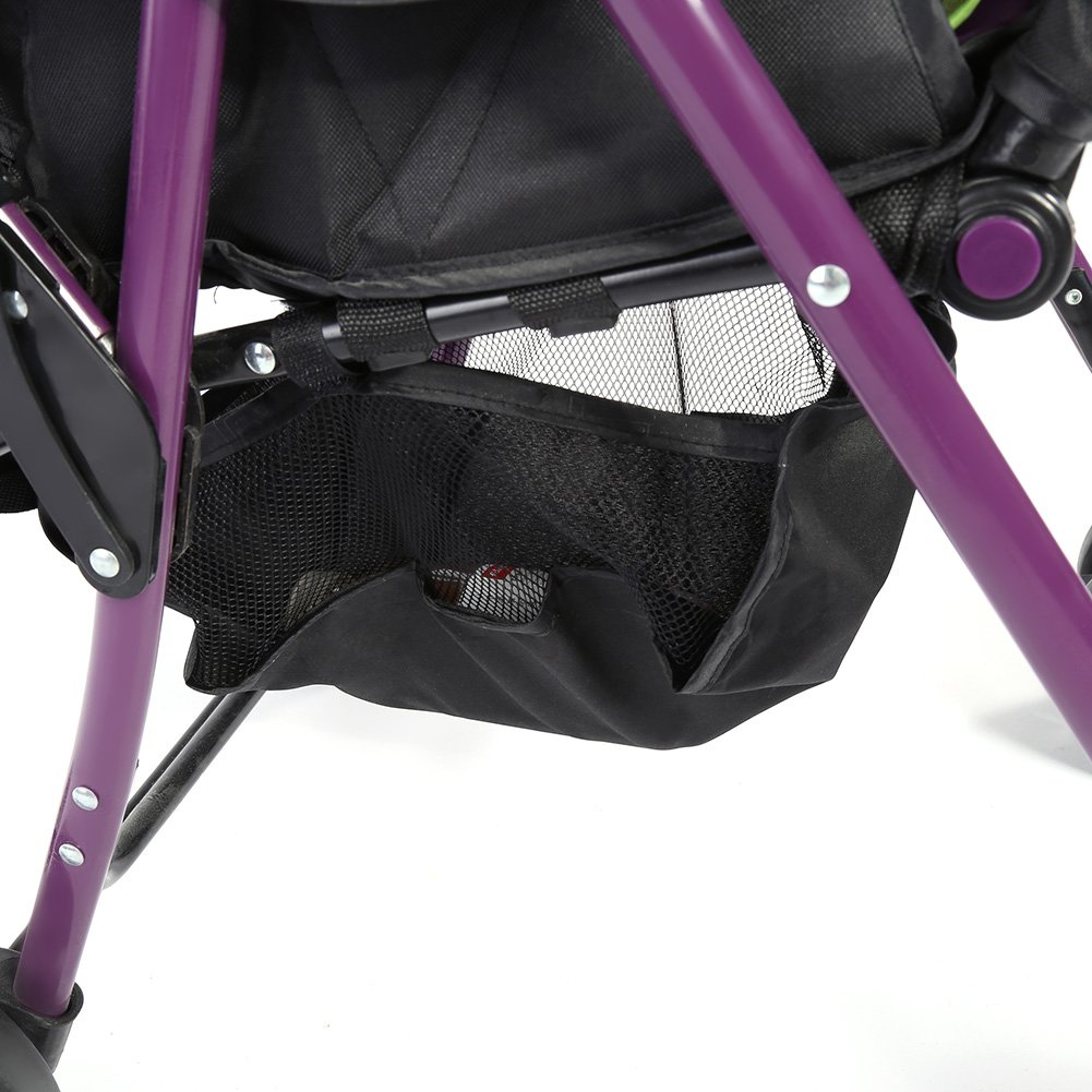 Ejoyous Baby Stroller Basket, Under Stroller Organizer Bag Pram Bottom Storage Case Pushchair Shopping Basket for Storing Baby Product, 11.8 x 11.8 x 3.9 Inch