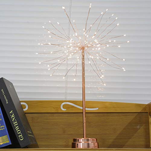 TQNSSM Remote Control LED Copper Wire Fireworks Lights for Home Outdoor Garden Courtyard Wedding Decoration(White)