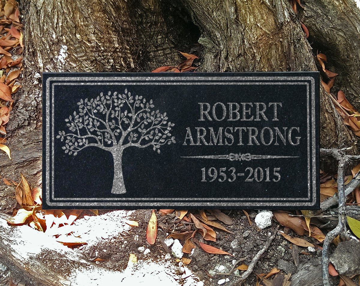 In Loving Memory Personalized Granite Memorial Stone Sympathy Remembrance of Dad Mom Child