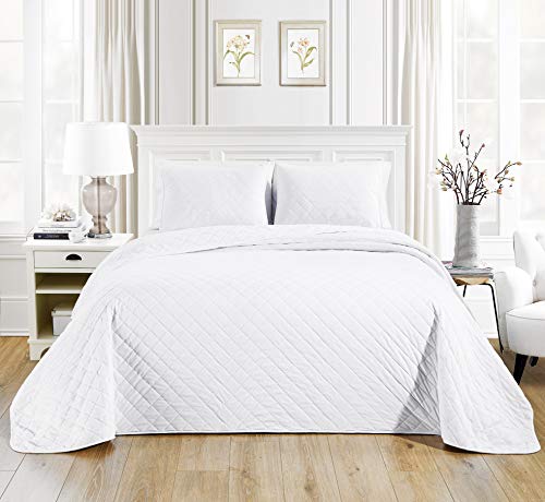 Masterplay Modern 4 - Piece Premium Solid White Velvet Curtain Set with Pom Pom Trim. Drapes/Window Panels 116" Wide X 84" Tall