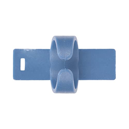 Finger Ruler Hospital Transparent Scale Portable Safe Endodontic Measuring Ring for Dentist (Blue)