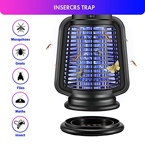 ICFPWR Bug Zapper Outdoor, 18W & 4200V Powerful Electric Fly Traps Outdoor for Patio Backyard and Home, Mosquito Zapper Bug Zapper Indoor for Mosquitoes Flies Bugs
