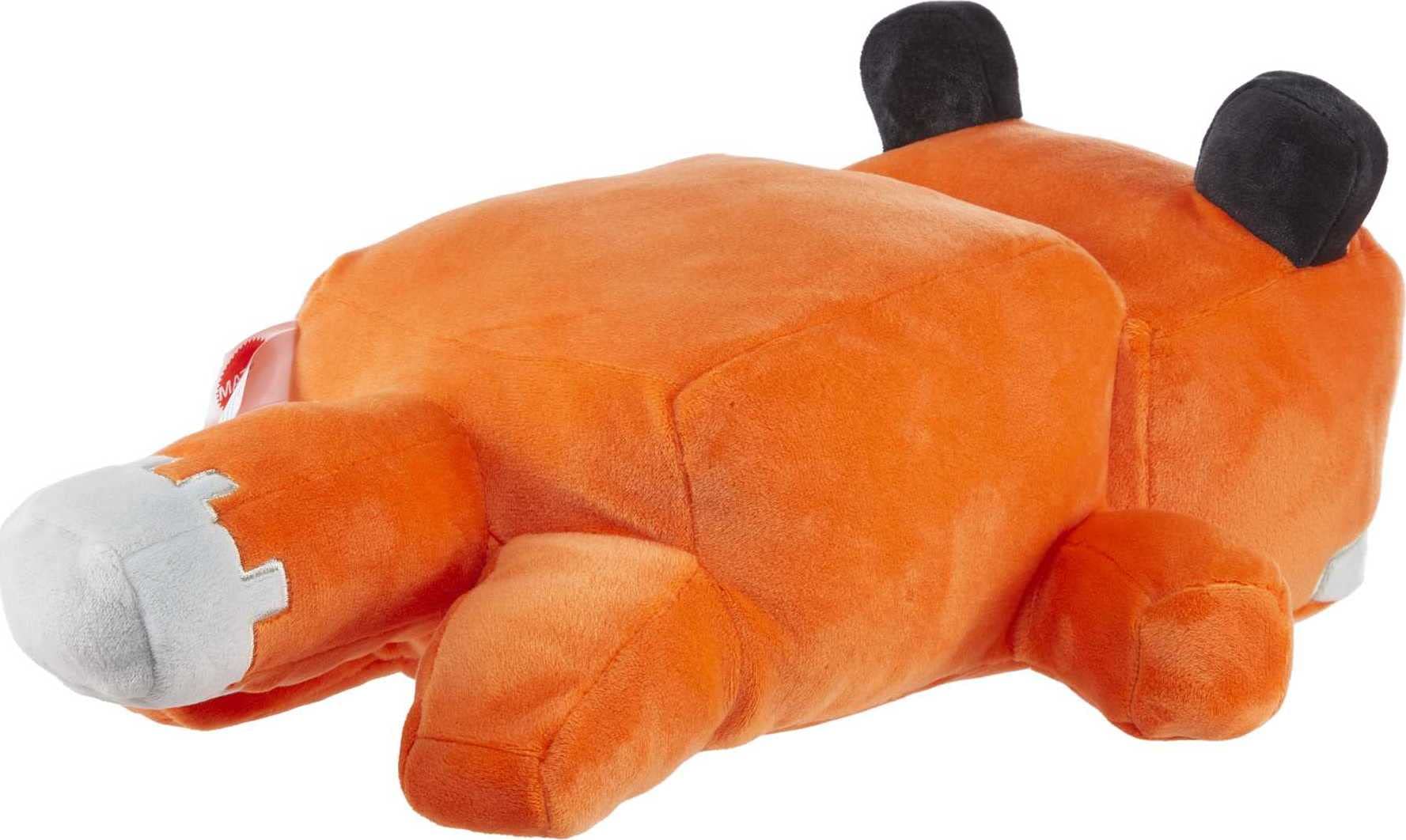 Mattel Minecraft Plush Fox 12-Inch Stuffed Animal Figure, Floppy Soft Doll Inspired by Video Game Character, Collectible Toy