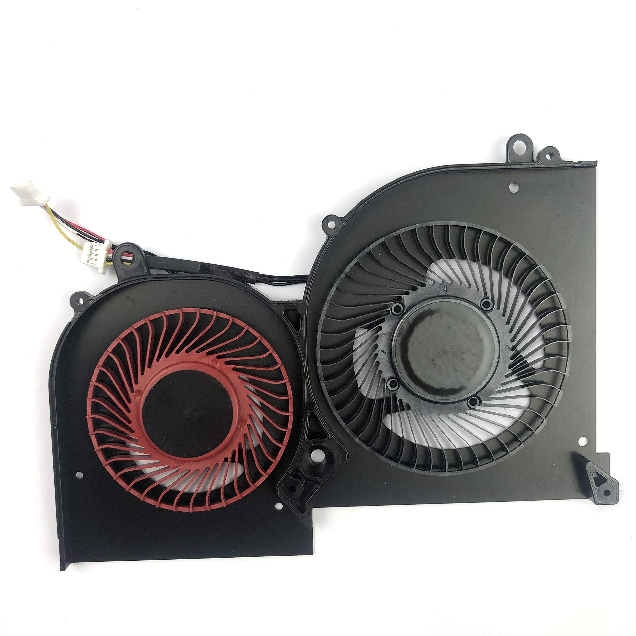 CPU Gpu Cooling Fan Pair Fans Replacement for MSI GS65VR GS65 Laptop MS-16Q2 16Q2-CPU-CW 16Q2-GPU-CW Series