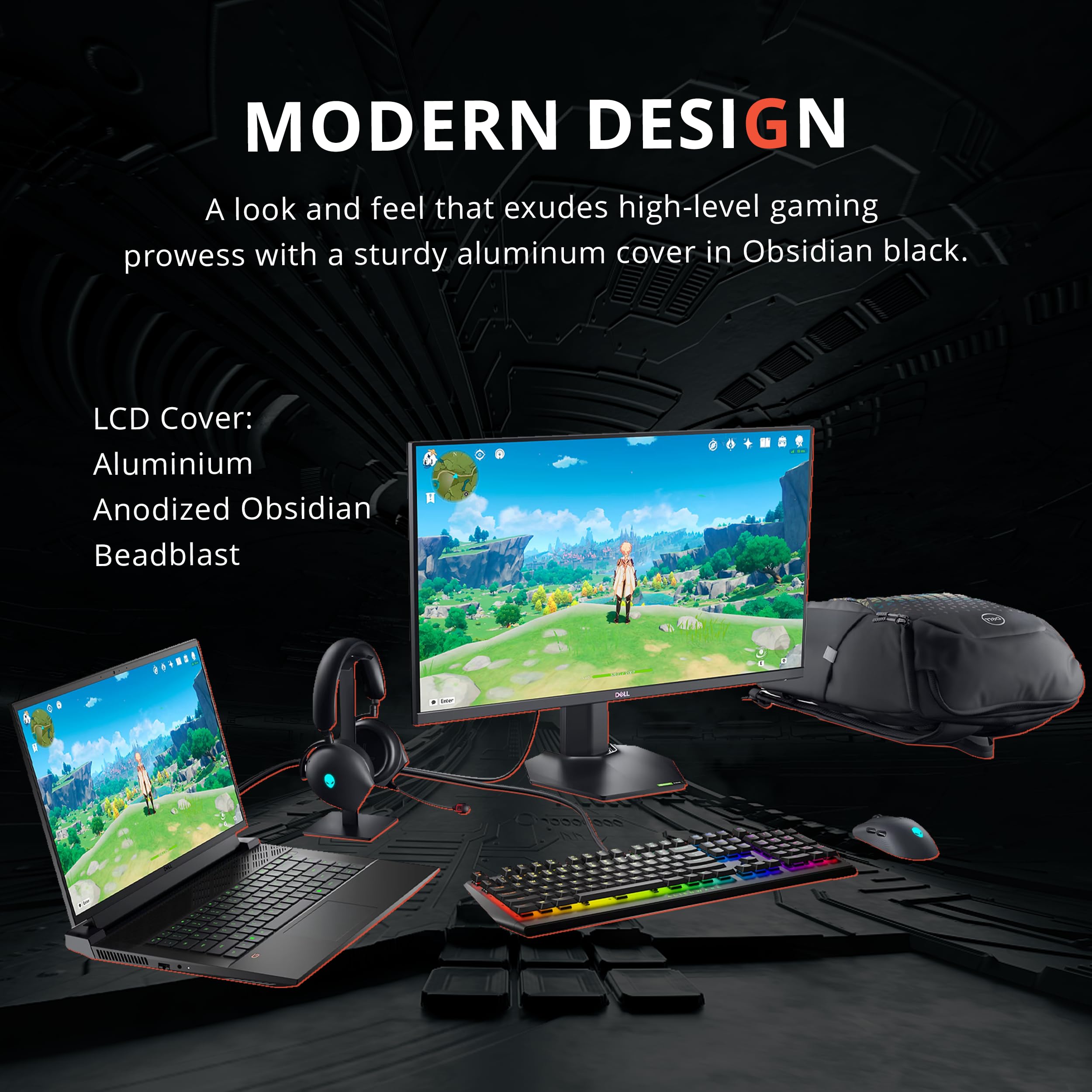 Dell G16 16‘’ FHD 165Hz Gaming Laptop, Intel Core i7-12700H, 32GB DDR5 RAM, 2TB PCIe SSD, NVIDIA GeForce RTX 3060 6G, RGB Backlit Keyboard, HD Camera, Win 11 Pro, Gray