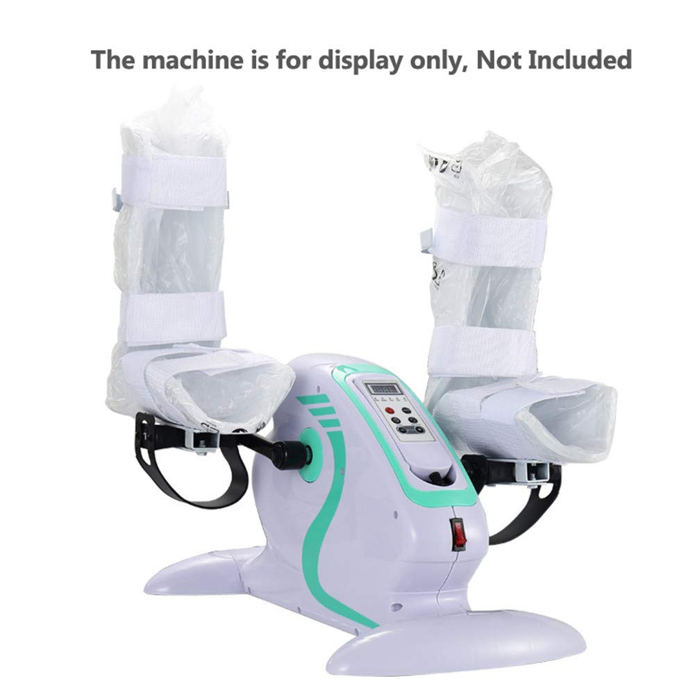 Comfort Universal Leg Support for Motorized Pedal Exerciser and Exercise Bike, White, 1 Pair