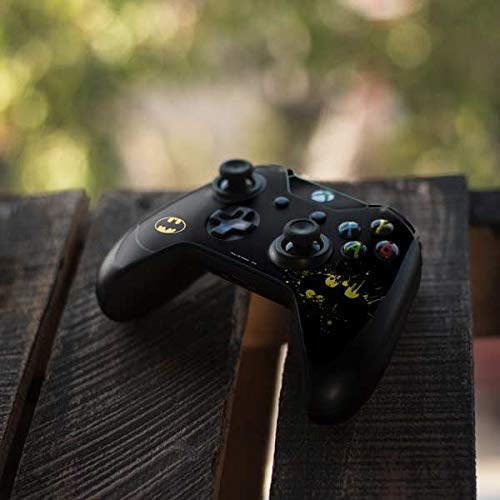 Skinit Decal Gaming Skin Compatible with Xbox One Elite Controller - Officially Licensed Warner Bros Batman Logo Yellow Splash Design