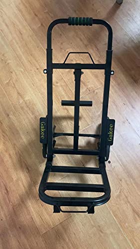 Gakee Stair Climber Cart 460LBS Capacity, Stair Climbing Cart with 6 Wheels Height Adjustable Handle Heavy Duty Foldable Hand Cart for Stairs (460 LBS)
