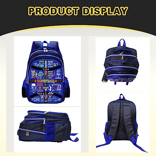 JDEIFKF Basketball Backpack Laptop Backpack For Men Women, Basketball Backpacks Shoulder Bag For Travel Hiking Camping Daypack
