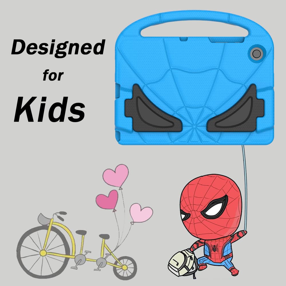 Samsung Galaxy Tab A8 10.5 inch 2022 Case for Kids, DICEKOO Lightweight Shockproof Kid-Proof Cover with Handle Stand for Galaxy Tab A8 10.5” 2022 (SM-X200/X205/X207) - Blue