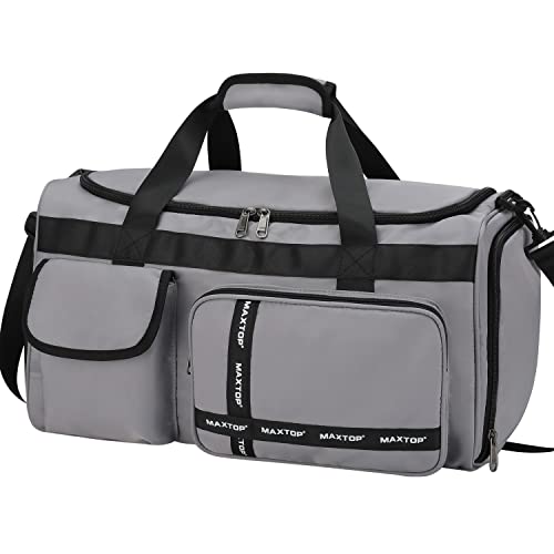 MAXTOP Travel Duffle Bag for Women Carry On Tote Weekender Overnight Bag Large Capacity Duffel Bag With Shoe Compartment,Gym Tote Bag with Dry and Wet Separation