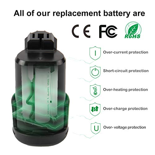 Hanaix 3.0Ah 12V Max Li-ion Replacement Battery for Dremel B812-03 B812-02 8200 8220 8300 B812-01 Rotary Oscillating Cordless Tools for Dremel 12V Battery
