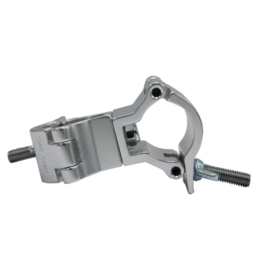 DJ Truss Swivel Coupler Clamp Fit Pipe 32-35mm F24 Heavy Duty Aluminum Alloy 110 LBs for Stage Lighting
