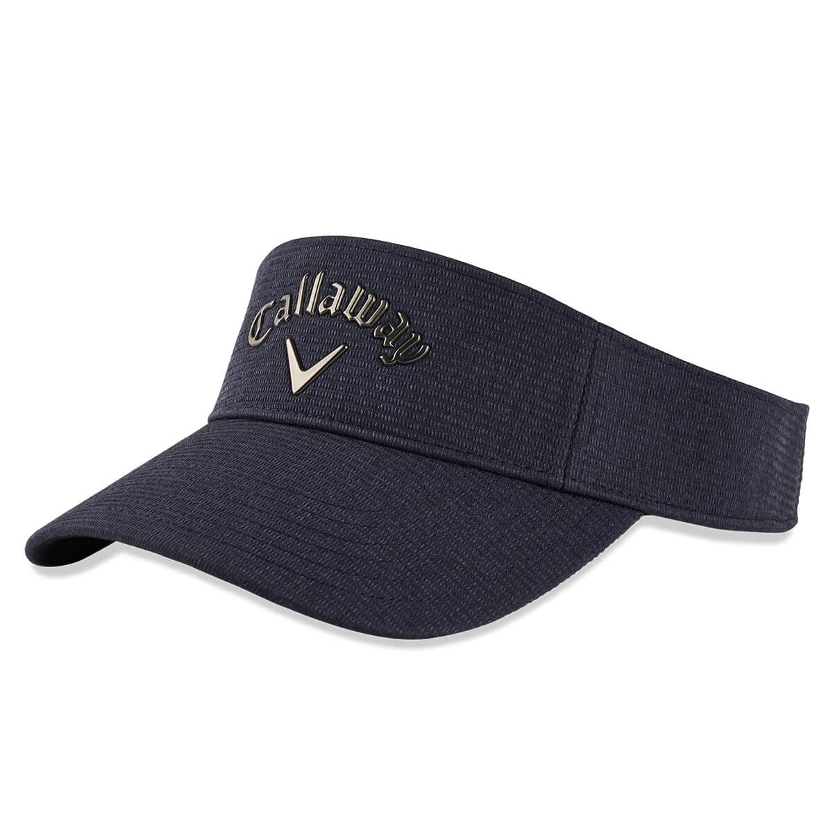 Callaway Golf 2022 Liquid Metal Adjustable Visor, Adjustable Size, Navy/Gun Metal Color