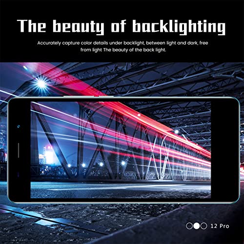 Smart Phone,12 Pro Android 5.1 Smartphone HD Full Screen Phone,Dual SIM Unlocked Smart Phone,2G RAM+8GB ROM,5.0 Inch Cellphones Mobile Phones, Gift for Friends Family (Black)