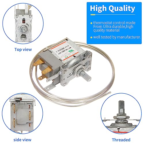 Refrigerator Freezer Thermostat WDF18K-923 Replaces for Haier Thermostat and Mini Fridge Thermostat